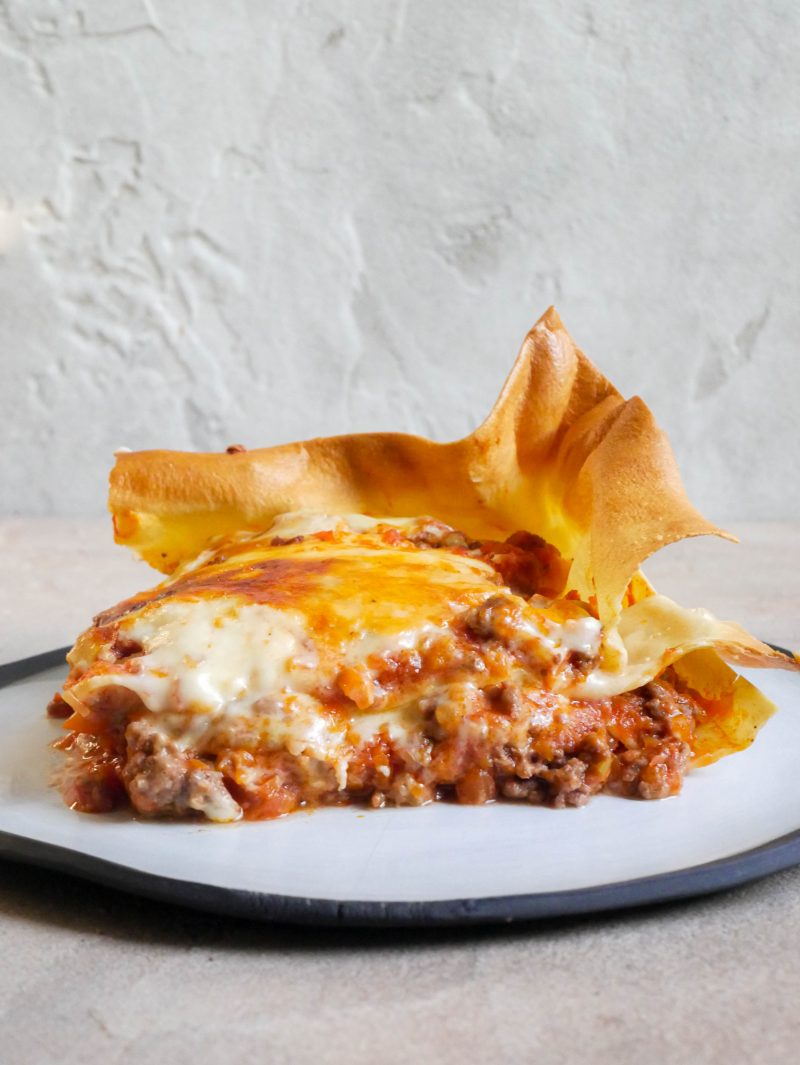 Lasagna with Ragu and Béchamel - Daen's Kitchen