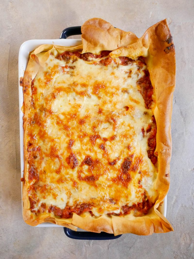 Lasagna with Ragu and Béchamel - Daen's Kitchen