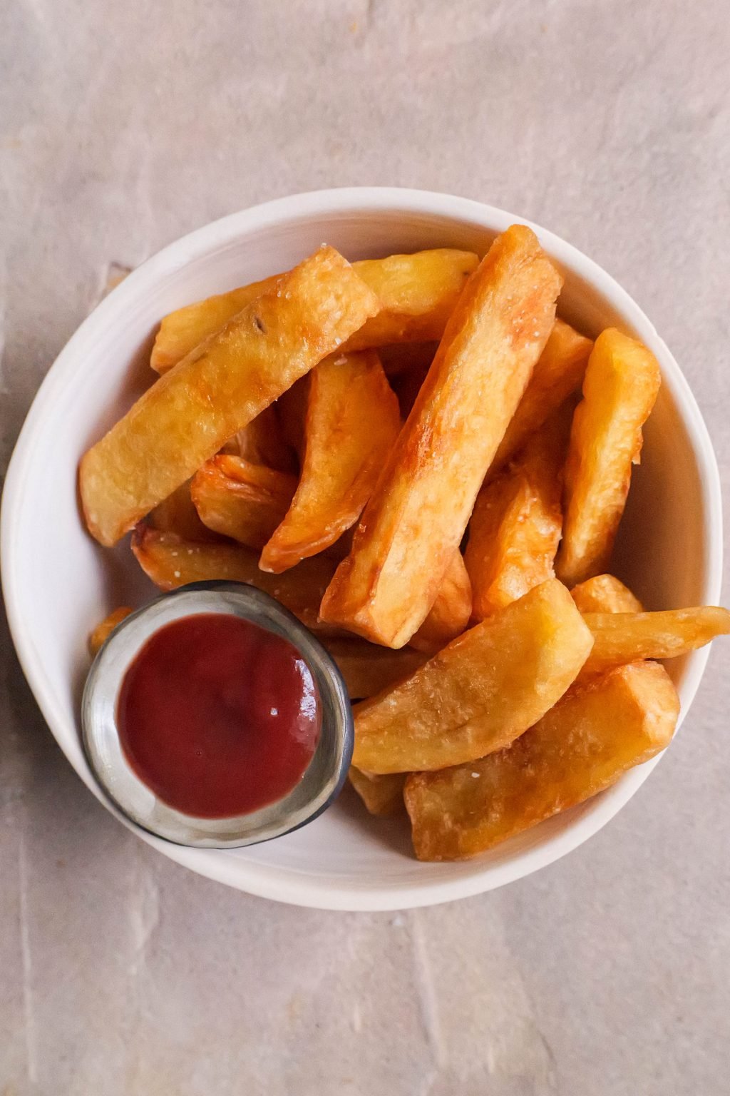 Triple cooked chips for the extra crunch - Daen's Kitchen
