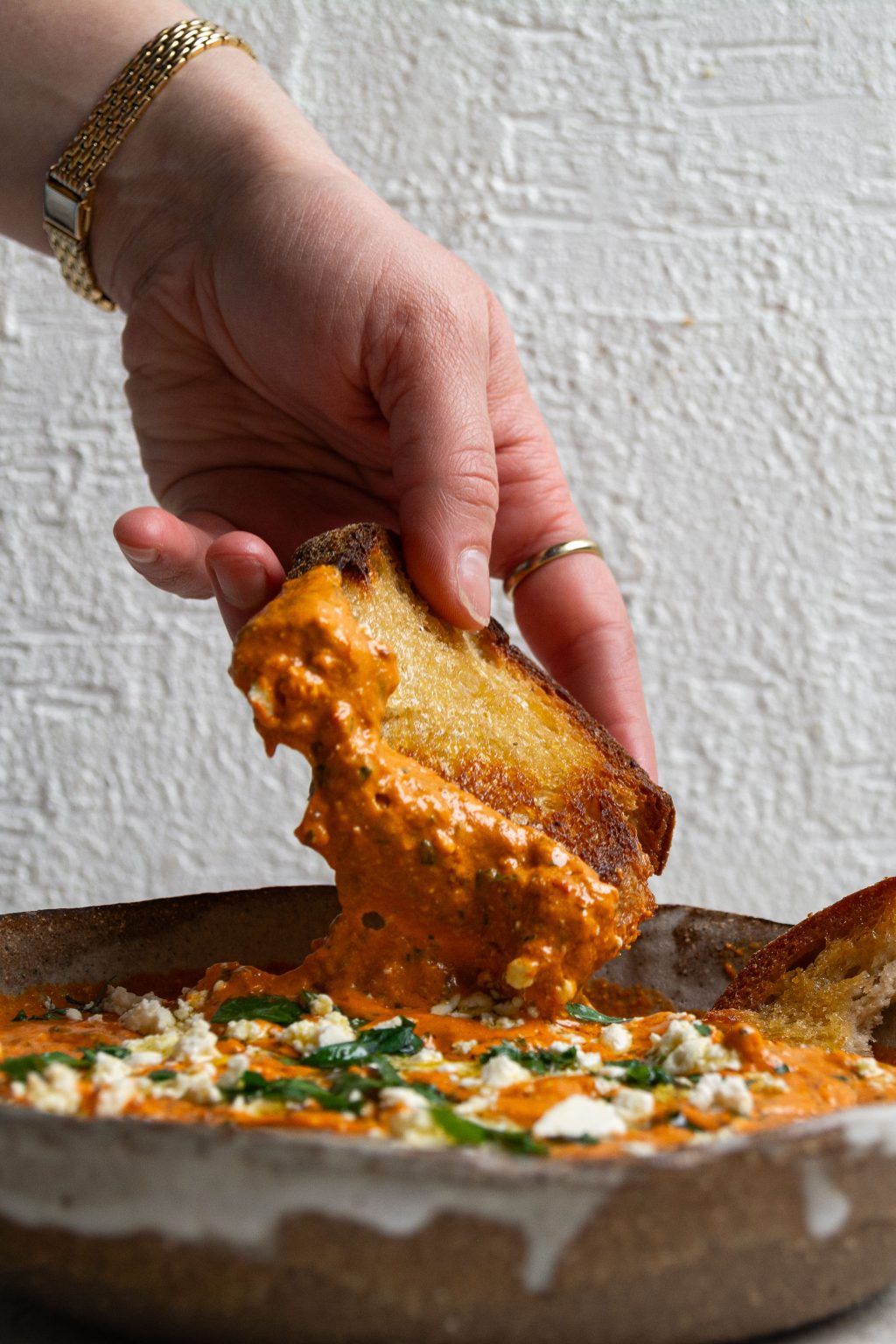 Spicy capsicum and feta dip - Daen's Kitchen