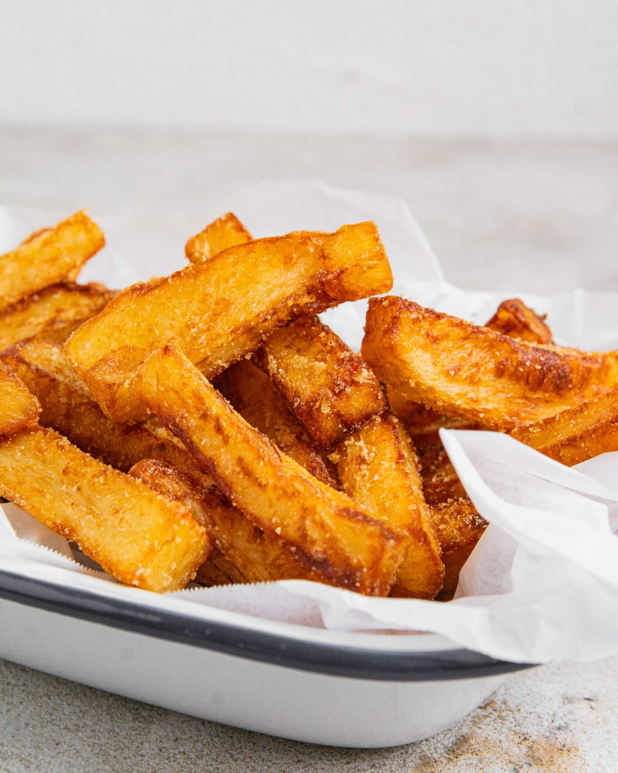 Hot chips with chicken salt - Daen's Kitchen