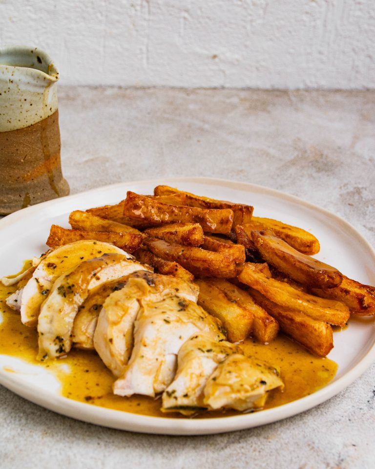 Chicken chips and gravy - Daen's Kitchen