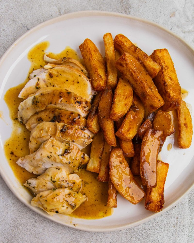 Chicken chips and gravy - Daen's Kitchen