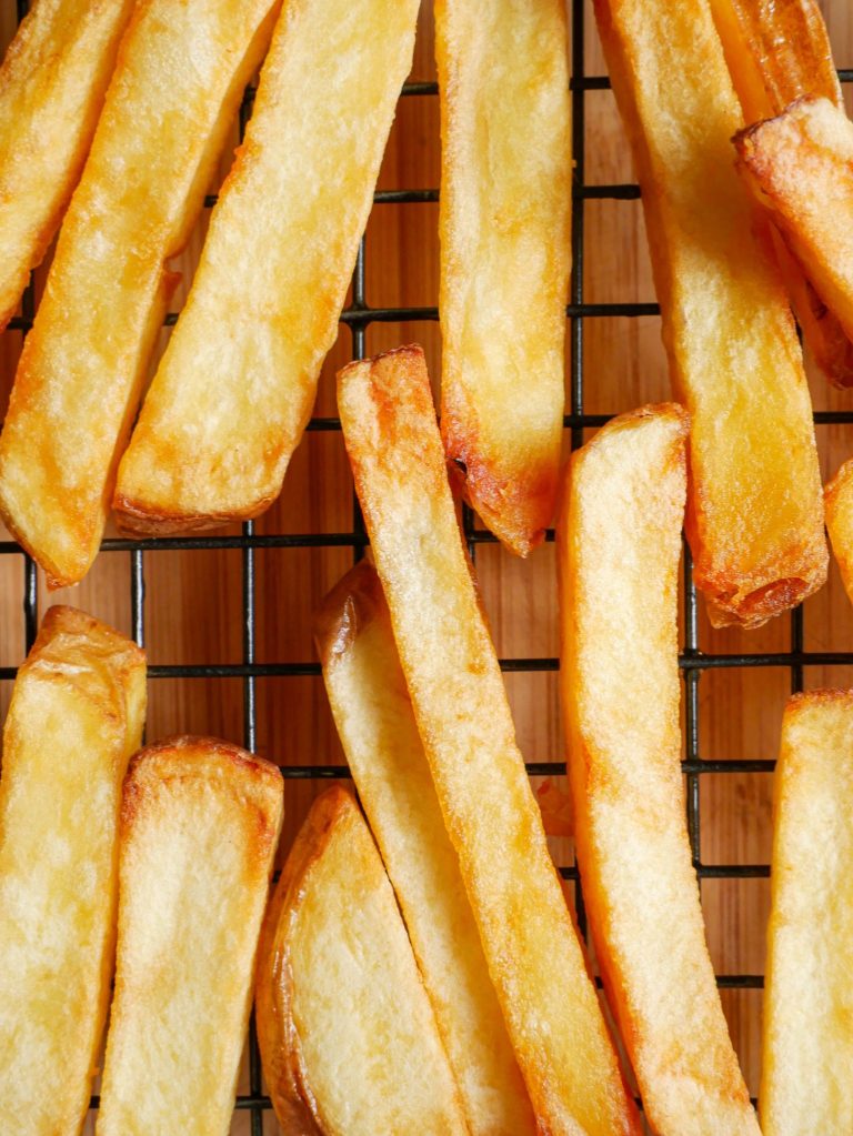 Hot chips with chicken salt - Daen's Kitchen