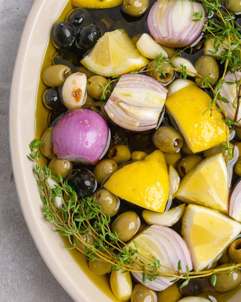 Baked olive confit - Daen's Kitchen