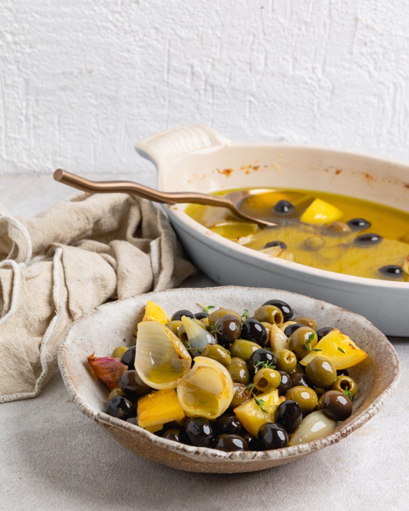 Baked olive confit - Daen's Kitchen