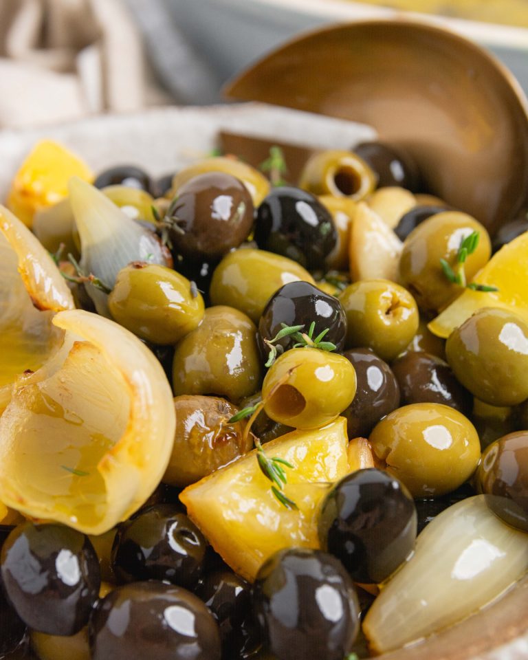 Baked olive confit - Daen's Kitchen