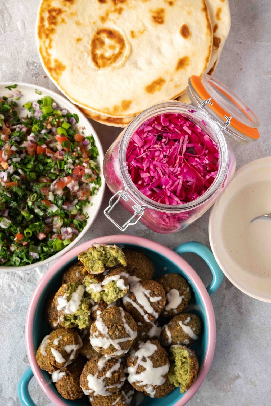 The Ultimate Falafel Wrap - Daen's Kitchen