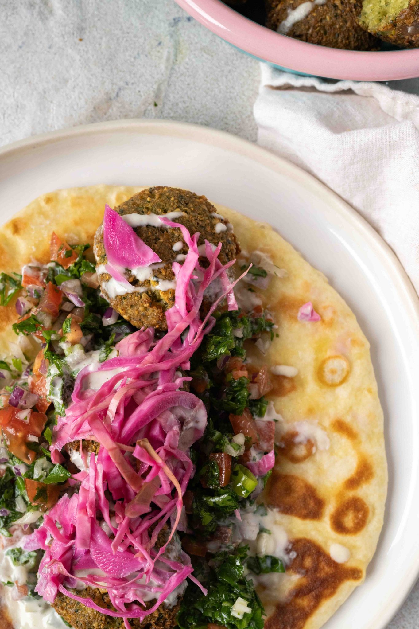 The Ultimate Falafel Wrap - Daen's Kitchen