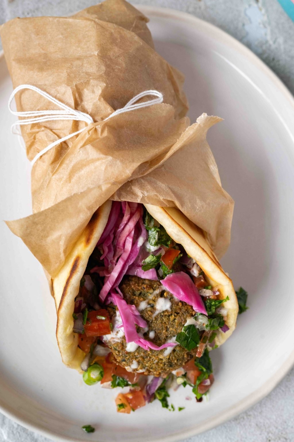 The Ultimate Falafel Wrap - Daen's Kitchen