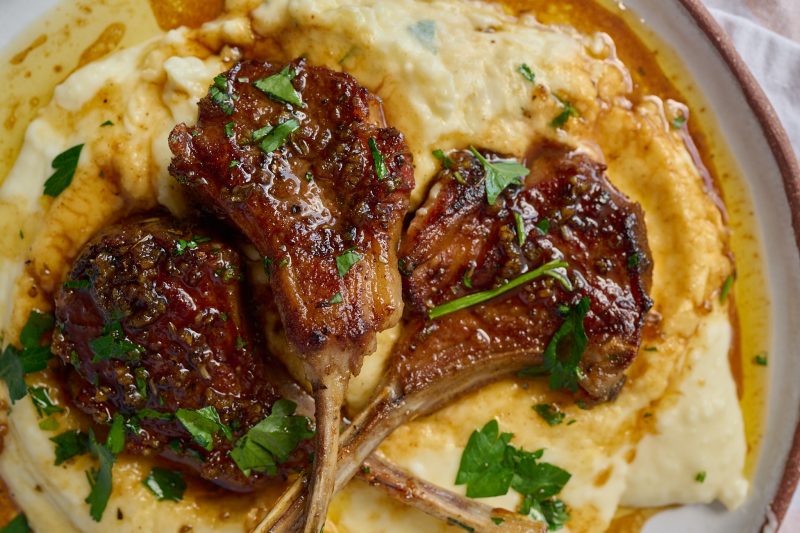 Honey Garlic Butter Lamb Cutlets - Daen's Kitchen