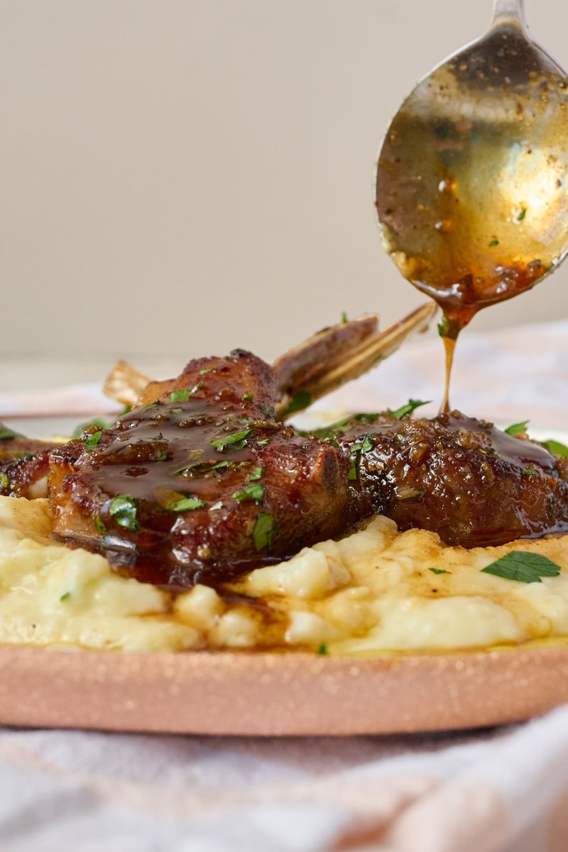 Honey Garlic Butter Lamb Cutlets - Daen's Kitchen