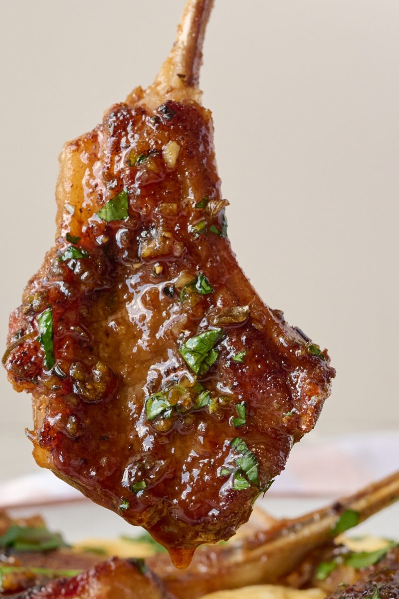Honey Garlic Butter Lamb Cutlets - Daen's Kitchen