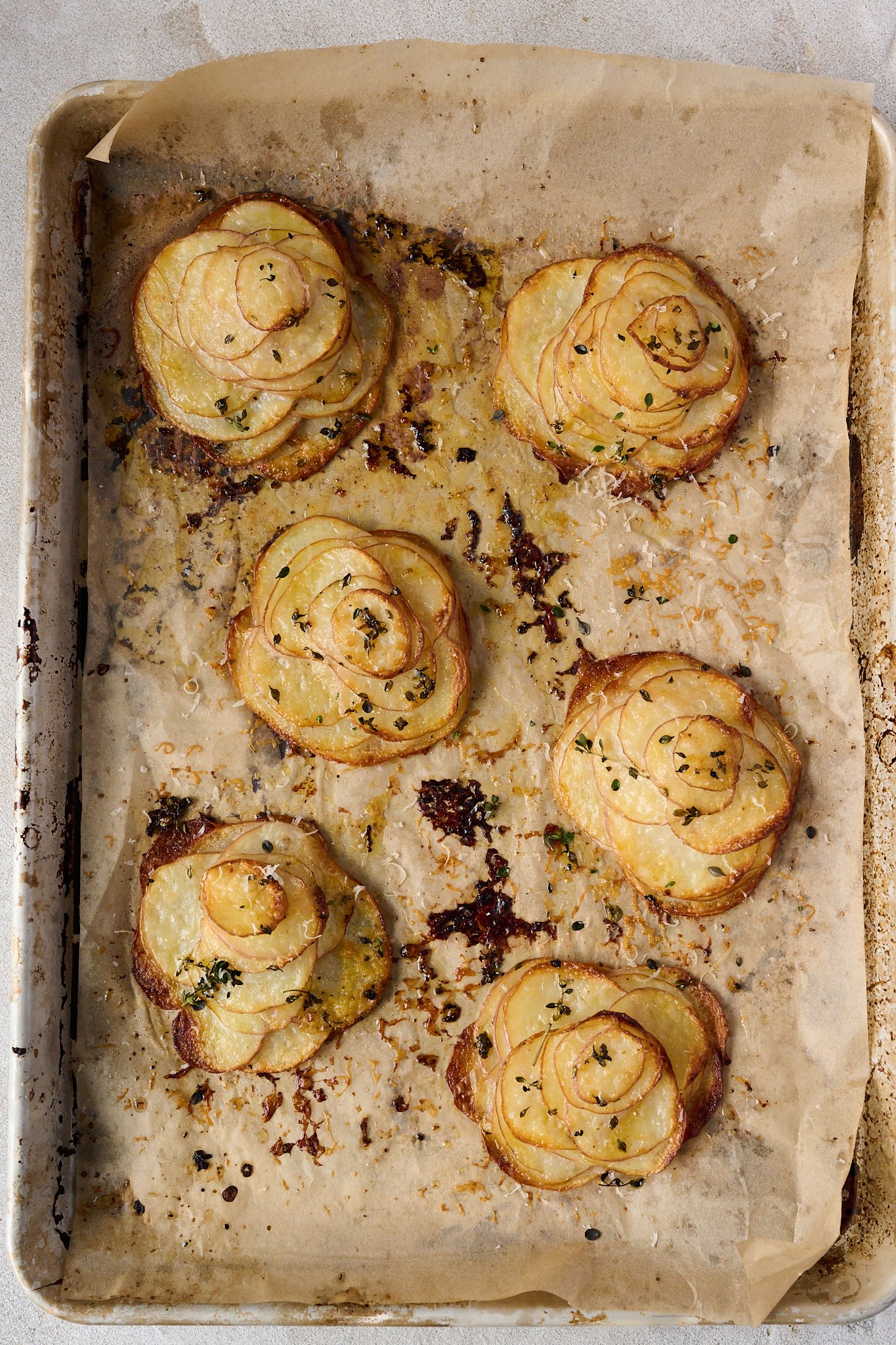 Garlic Butter Potato Stack - Daen's Kitchen