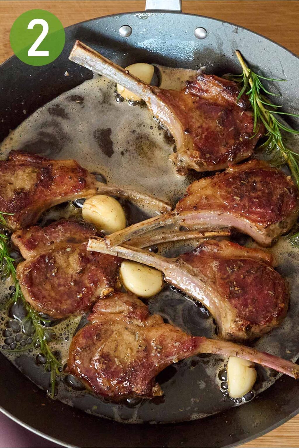 Honey Garlic Butter Lamb Cutlets - Daen's Kitchen